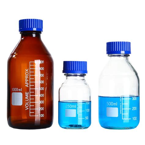 Blue Cap Reagent Bottle Secure And Convenient Lab Storage Welchlab