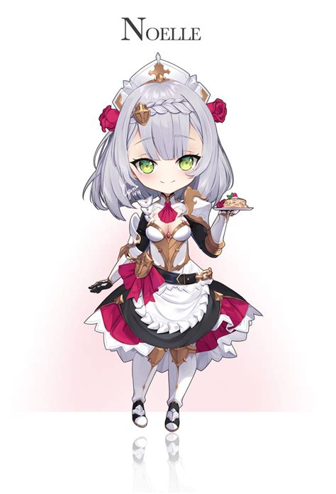 Genshin Impact Noelle By Chirisuuu On Deviantart