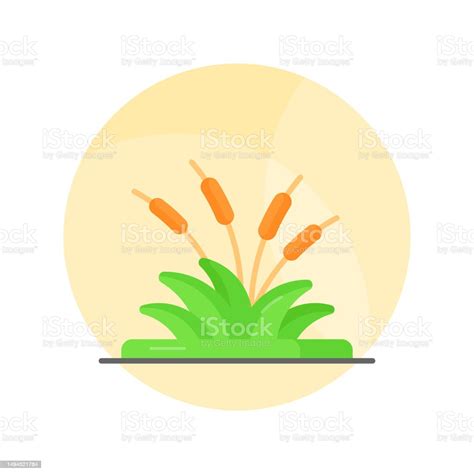 편집 가능한 스타일로 아름답게 디자인된 갈대 벡터 바로 사용할 수 있는 아이콘 0명에 대한 스톡 벡터 아트 및 기타 이미지 0명 갈대속 벼과 녹색 Istock