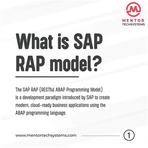 Mentor Techsystems On Linkedin Sap Rapmodel Abap S4hana Techinnovation