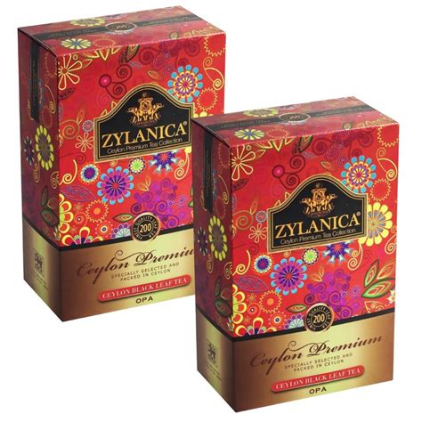 Чай черный Zylanica Ceylon Premium OPA 200 грамм 2 штуки - купить с ...