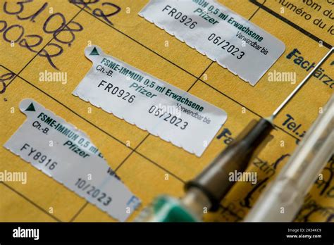 Symbol Image Vaccination Against The Tbe Virus Also Called Tick