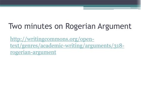 PPT Rogerian Argument PowerPoint Presentation Free Download ID