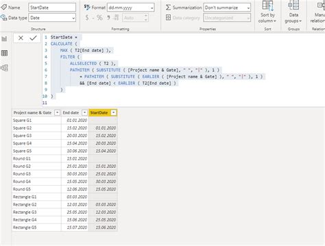 solved start date from end date microsoft fabric community