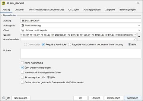 sep sesam konfiguration erste schritte sepsesam