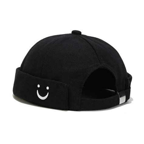 Smile Plain Docker Cap Exclusive Design Ghelter