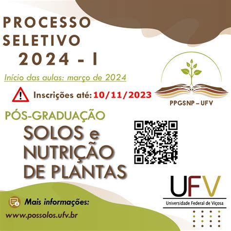 Prorrogadas As Inscrições Para O Processo Seletivo 2024i Solos E