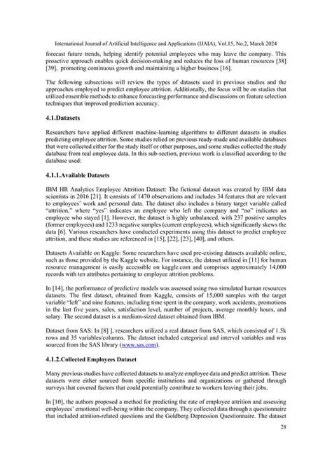 Employee Attrition Prediction Using Machine Learning Models A Review