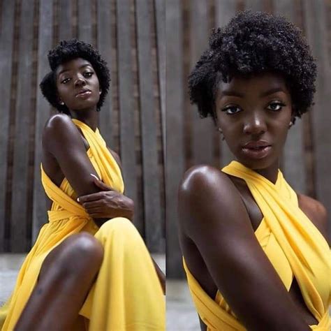 Pin By Jay Shaft On Natural Hair Beauties Dark Skin Beauty Dark Skin