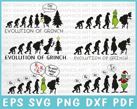 Grinch Svg Bundle Grinch Svg Grinch Png Grinch Silhouette Grinch