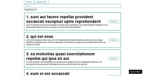 React UlbiTv Codesandbox