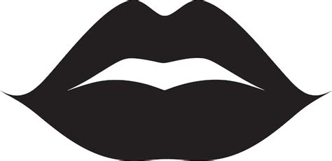 Premium Vector Subtle Seduction Lips Badge Femme Finesse Lips Logo Icon