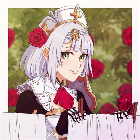 Noelle Genshin Impact Drawn By Chalkori Danbooru