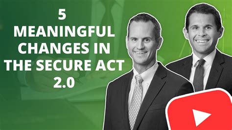 5 Meaningful Changes to the SECURE Act 2 0 - YouTube