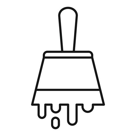 Tiler Putty Knife Icon Outline Style 14503560 Vector Art At Vecteezy