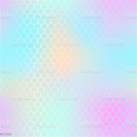 마법의 인 어 어린 패턴입니다 모호한 추상 벡터 배경입니다 환상적인 물고기 피부 완벽 한 패턴입니다 배경 주제에 대한 스톡 벡터 아트 및 기타 이미지 Istock