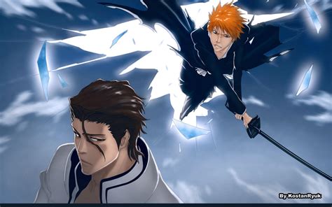 Ichigo Vs Aizen Wallpaper