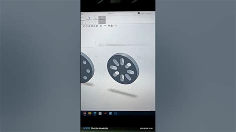 Circular Sketch Pattern Solidworks Youtube