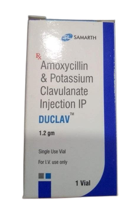 Samarth Amoxycillin And Potassium Clavulanate Injection 1 2 Gm At Rs 56 Box In Mumbai
