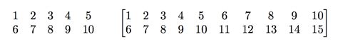 Macros How To Generate A Matrix From An Arbitrary Sequence Of
