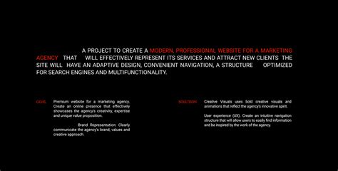 Marketing Agency Market Intellect Website Behance