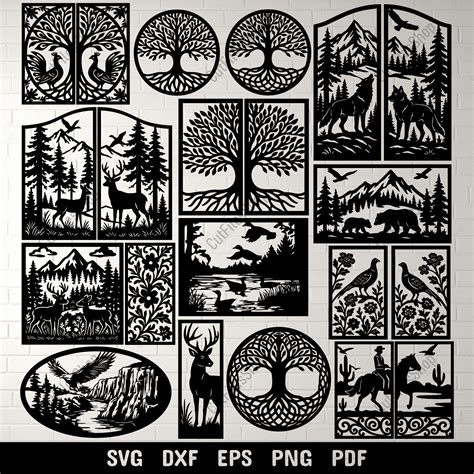 Cnc Art Svg Dxf Eps Laser Cutting Files For Cnc And Glowforge