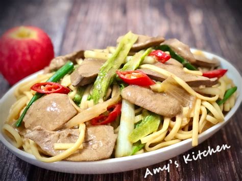 豬肝炒麵 豬肝料理整理 By Amys Kitchen 愛料理