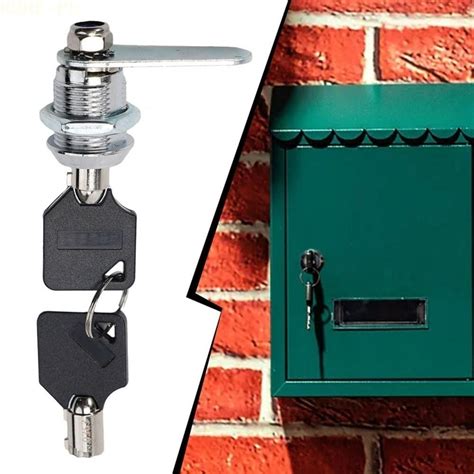 Locker Cam Lock Sliver And Black With 2 Keys Anti Theft Filing Cabinet Shopee Philippines