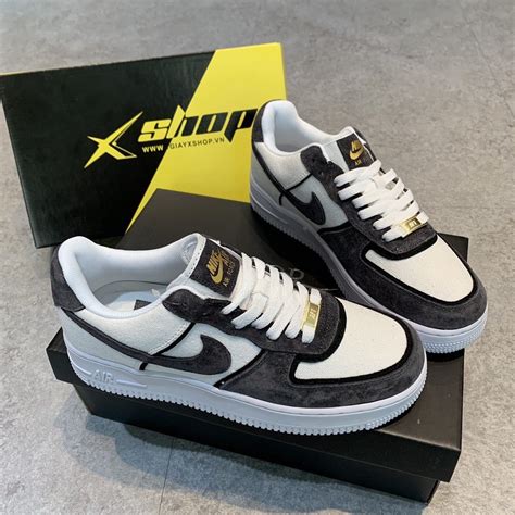 Mua Tất chân Giày Nike air force 1 xám Giày AF1 xám lông chuột đế air full phụ kiện bản cao cấp