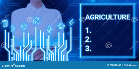 Conceptual Caption Agriculture Business Idea A Condition Marked By A