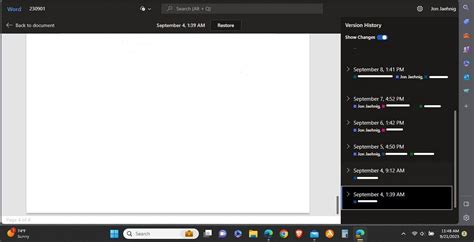 How To Use Microsoft Word S Version History To Recover Lost Work