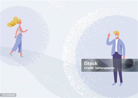 사회적 거리 선 벡터 디자인 개념입니다 서로를 보호하기 위해 거리를 유지하는 것에 대한 일러스트 배경 전염병 코로나바이러스 질병