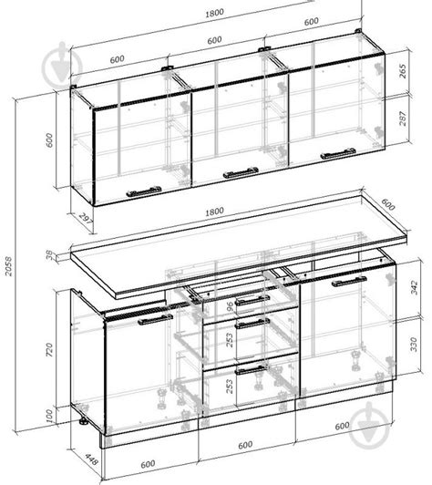 ᐉ УЦЕНКА Кухня Грейд Билли Грейд МДФ 1 8м УЦ №93 • Купить в Киеве Украине • Лучшая цена в