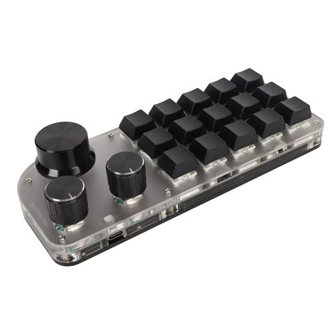 Teclado De Pc Mini Teclado Usb De 15 Teclas Con Interruptor Azul