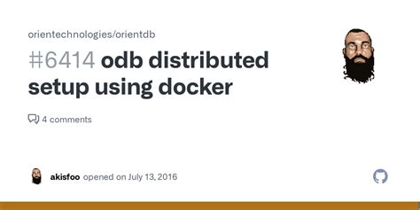 Odb Distributed Setup Using Docker · Issue 6414 · Orientechnologies