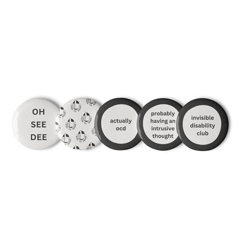 Nontosense • Ocd Pin Buttons White