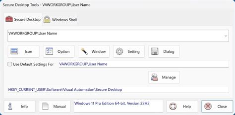 Visual Automation Inc Secure Desktop 12 Overview