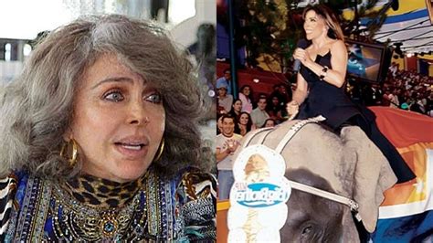 Verónica Castro recuerda cuando se cayó de un elefante allí quedó lo