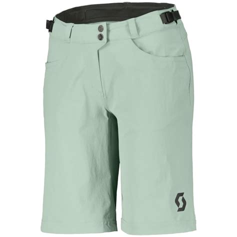 Scott Shorts Ws Trail Flow Wpad Fresh Green Short Vtt