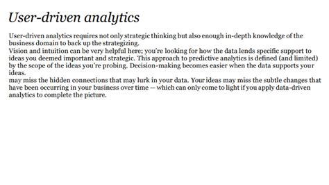 data type classifications in predictive analysis pdf
