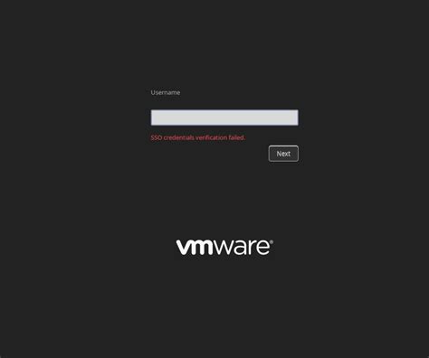 Vmware Sso Vertification Failed Vdi Horizon Horizon 8 Omnissa Community