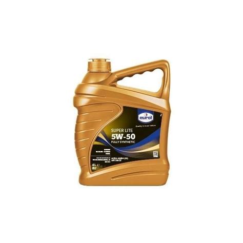 Eurol Super Lite 5W-50 4 л отзывы — Количество честных отзывов о ...