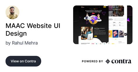 Maac Website Ui Design By Rahul Mehra