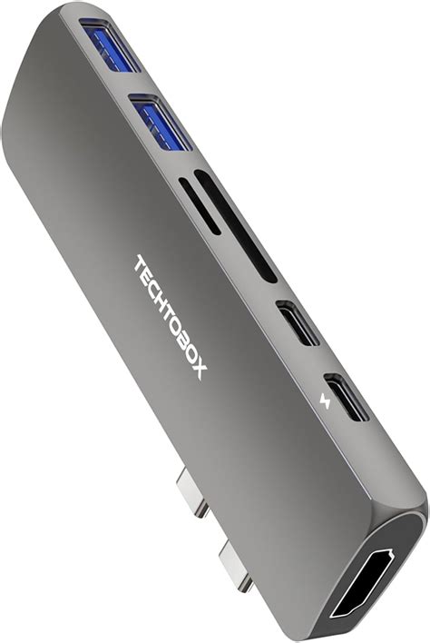 Usb C Hub Adapter For Macbook Pro Air M1m2 2022 2021 2020 13 15 16 7 In 2 Macbook