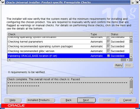 Oracle Installation