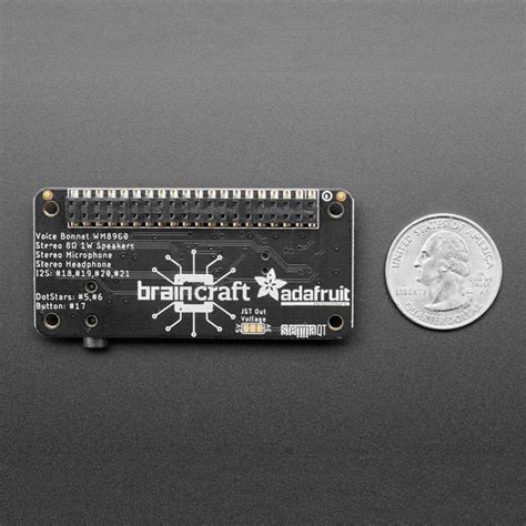 Adafruit Voice Bonnet For Raspberry Pi Two Speakers Two Mics The