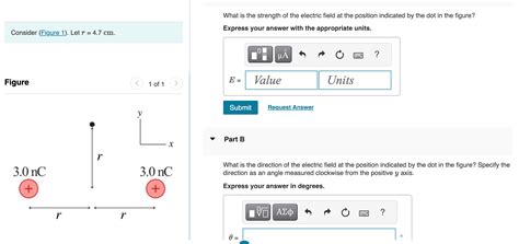 Solved What Is The Strength Of The Electric Field At The Chegg