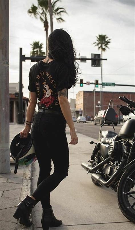Biker Girl Style