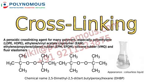 Do You Want To Cross Linking In Your Polymers Elastomers Or Rubber