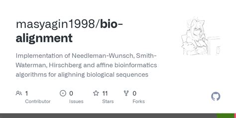 GitHub Masyagin1998 Bio Alignment Implementation Of Needleman Wunsch